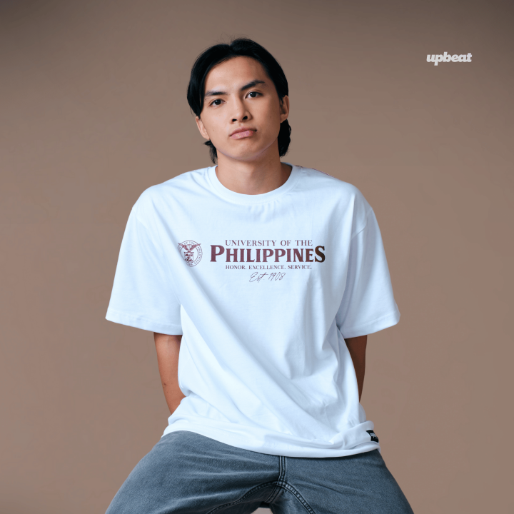 UPBEAT-University of the Philippines-UP Shirt 2024 WHITE | Lazada PH