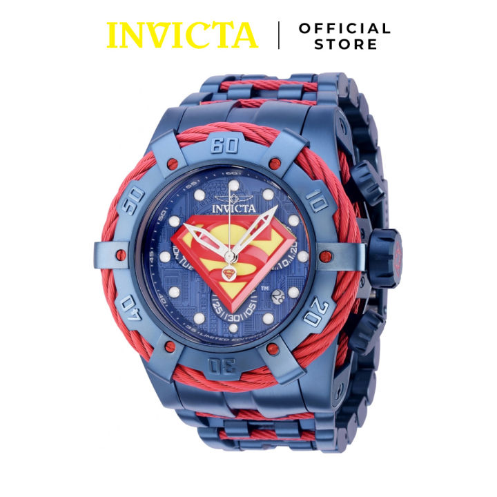 Invicta DC Comics Superman Limited Edition 53mm Men's Stainless Steel ...