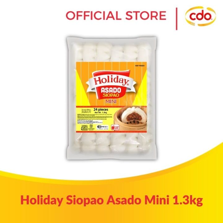 HOLIDAY Siopao Asado Mini 1.3kg (24PCS/PACK) | Lazada PH