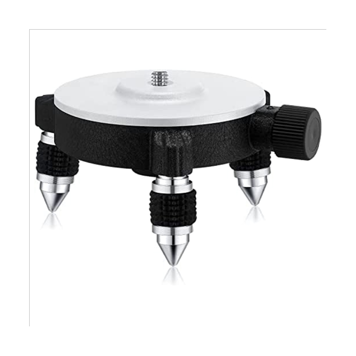 360°Adjust Laser Level Adapter Rotating Base Black Base Adapter Plastic ...