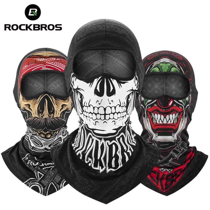 ROCKBROS Outdoor Motorcycle Training Facemask Cool Skull Bike Scarf ...