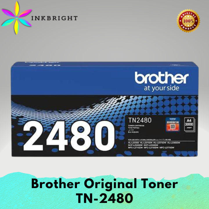 BROTHER TN-2480 Original Toner Cartridge (TN2480 TN 2480) | Lazada PH
