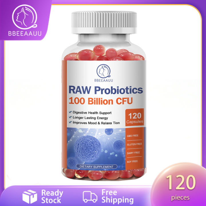 Bbeeaauu Organic Probiotics 100 Billion CFU 34 Strains with Prebiotics ...