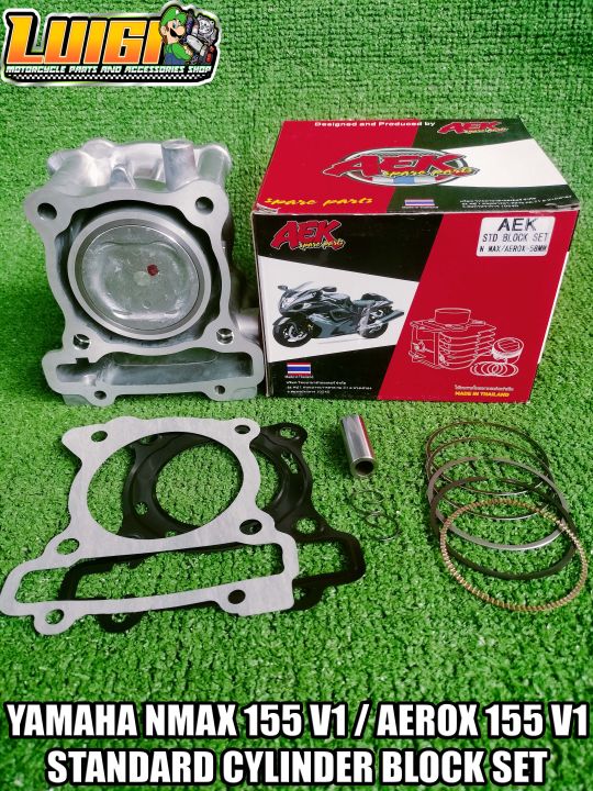 AEK YAMAHA NMAX 155 V1 58MM STANDARD CYLINDER BLOCK SET | Lazada PH