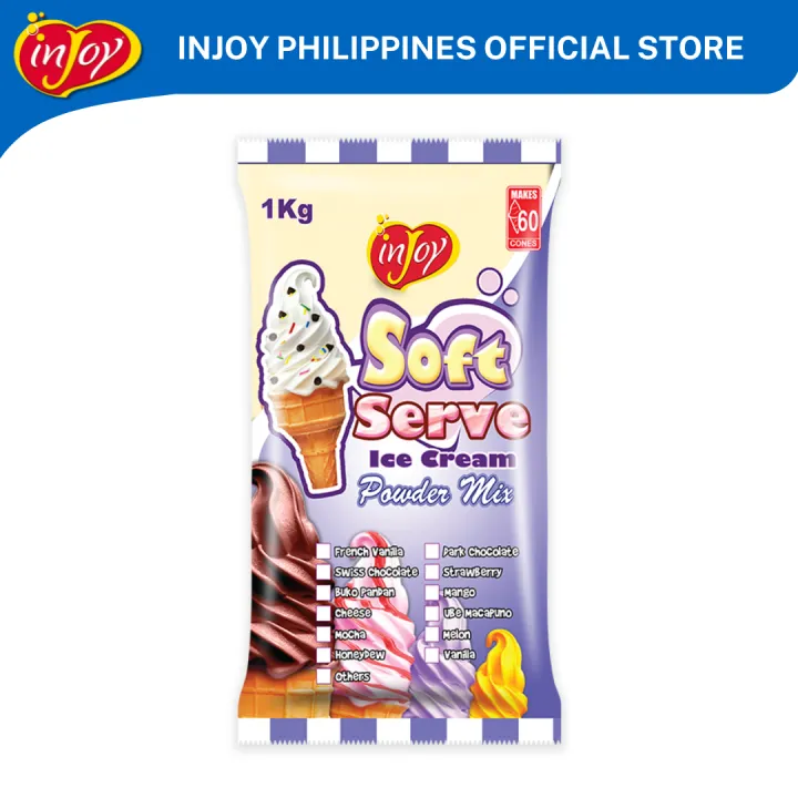 inJoy Cheese Soft Serve Ice Cream Powder 1kg | Lazada PH