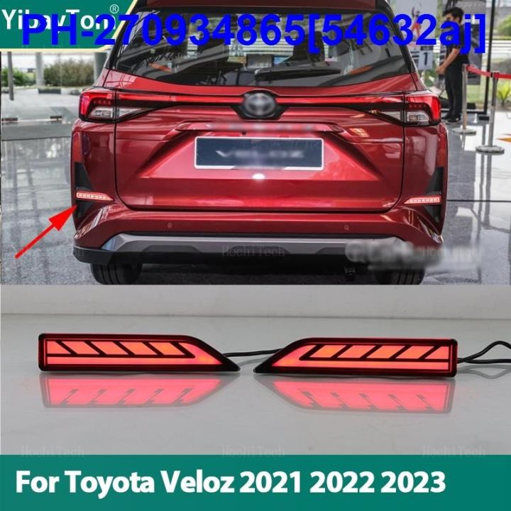 54632aj Dynamic Turn signal LED Reflector Lamp Rear Fog Lamp Bumper ...