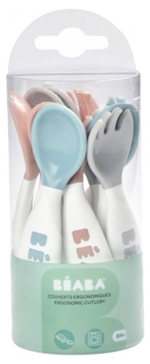 Béaba 10 Ergonomic Cutlery 8 Months and + | Lazada Singapore