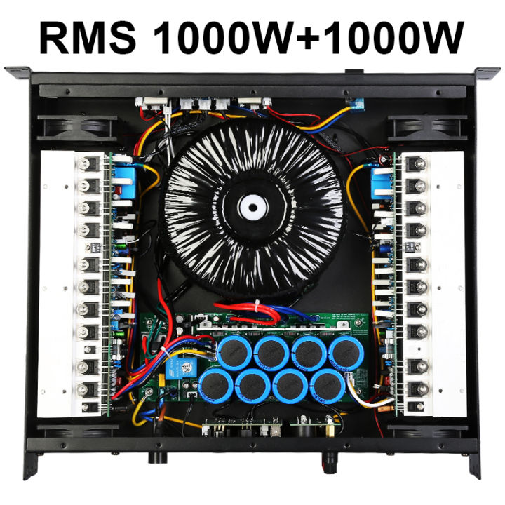 LA series professional post amplifier high-power true power stage ...