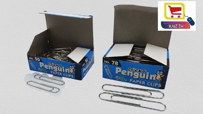 PENGUIN JUMBO GEM CLIPS / PAPER CLIP / JUMBO CLIP 50MM/78MM 50PCS | Lazada