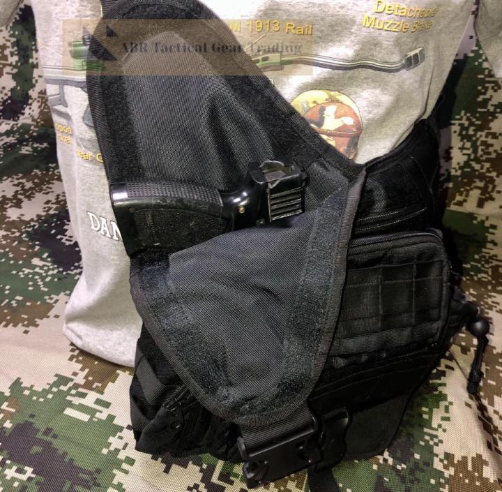 Tactical Bag Shoulder Chest Pack (Quick Draw Holster) | Lazada PH