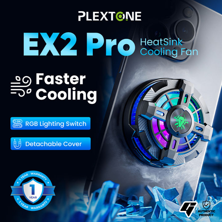 Plextone HeatSink EX2 PRO Mobile Phone Gaming Radiator Cooling Turbo ...