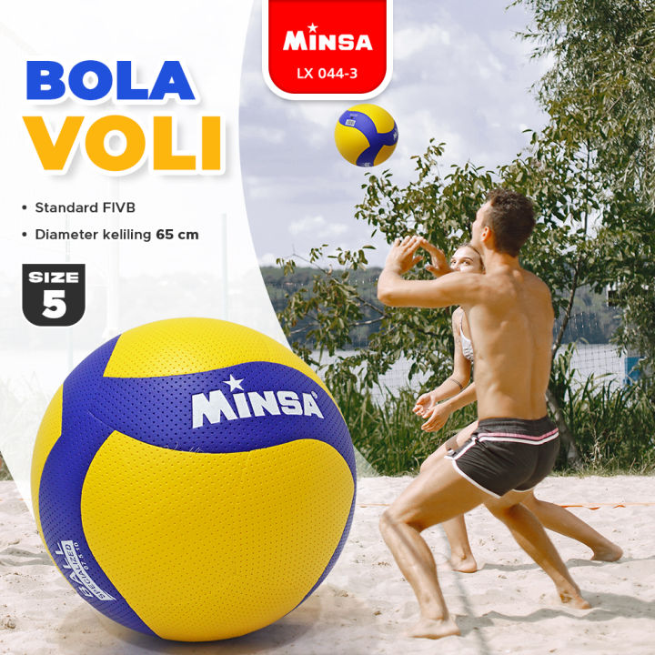 MINSA Bola Voli Voley Voli Size 5 Volleyball Voly Lapangan Bola Ukuran ...
