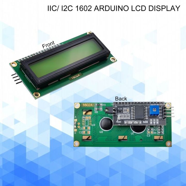 Arduino Serial IIC I2C LCD 1602 (16x2) Liquid Crystal Display Module ... Arduino Serial IIC I2C LCD 1602 (16x2) Liquid Crystal Display Module ...