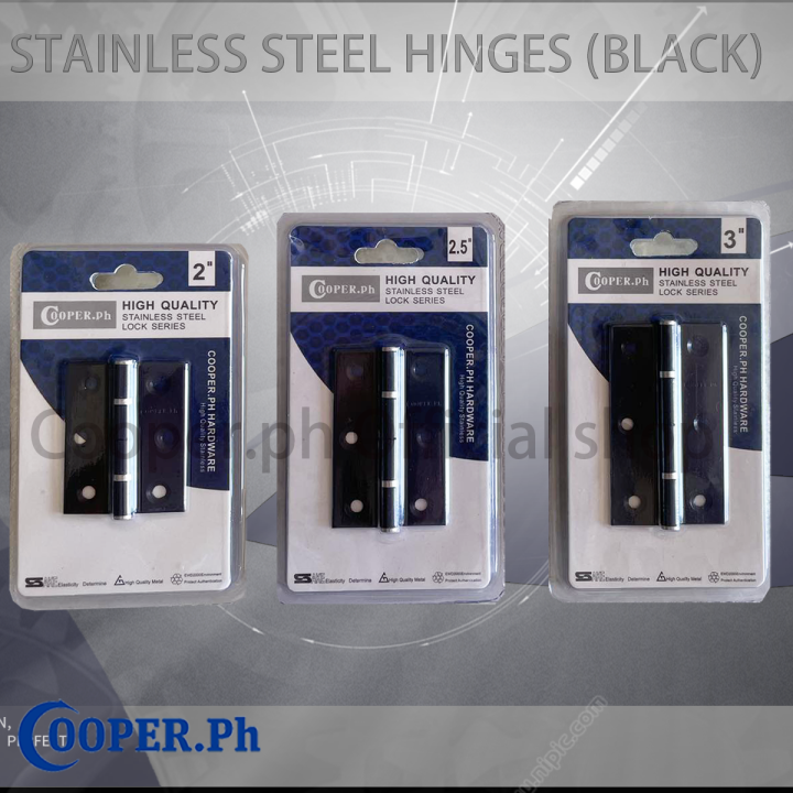 cooper.ph Matte Black Stainless 304 Ball Bearing Loose Pin Hinges ...
