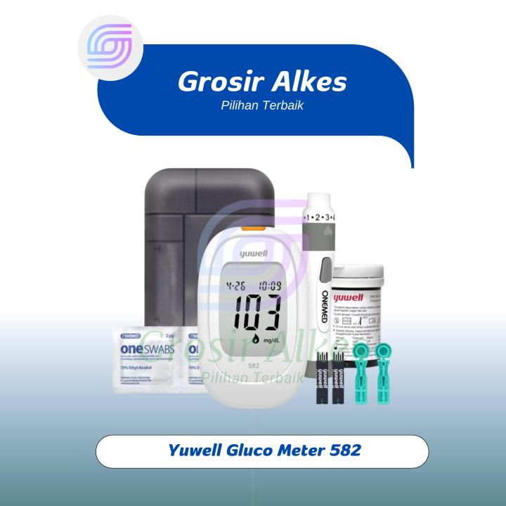 YUWELL Blood Glucose Meter 582 SET - Alat Cek Gula Darah | Lazada Indonesia