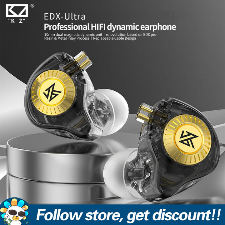 KZ EDX-Ultra In Ear Earphone Hifi Wired Monitor Sport Gaming Music ...
