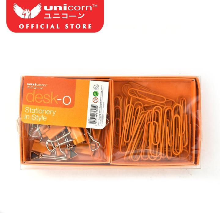 [Stock Clearance] Unicorn Stationery Binder Clip / Paper Clip Orange ...