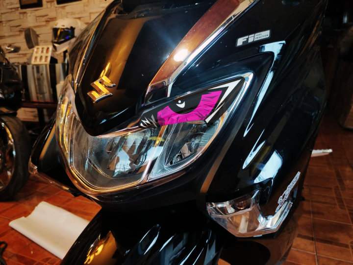 Winker Sticker Decal For Suzuki Burgman Street 125 Violet/Purple Eagle ...