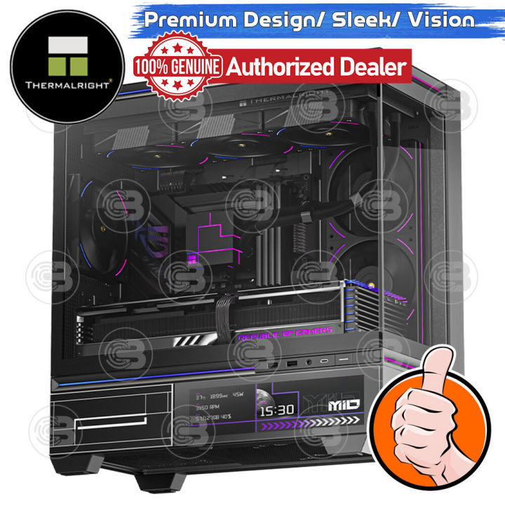[CoolBlasterThai] Thermalright TL-M10 VISION Mid-Tower Temered Glass PC ...