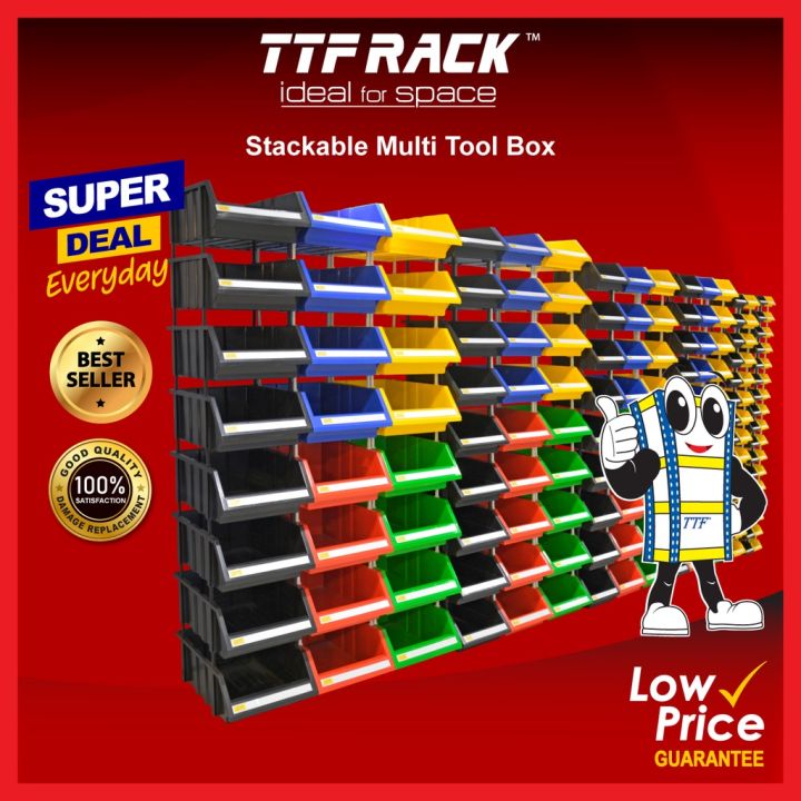 TTF Rack™ (MTB PER UNIT) Multi Tool Box /Storage Box Organizer /Storage ...