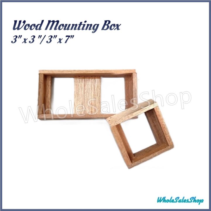 Wood Box Surface Mounted Switch Socket Base Mounting Box Electrical Box ...