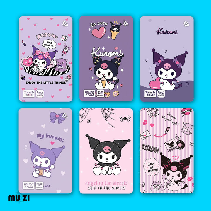 Kuromi TnG Card STICKER NFC STICKER Waterproof Thick Hard Material ...