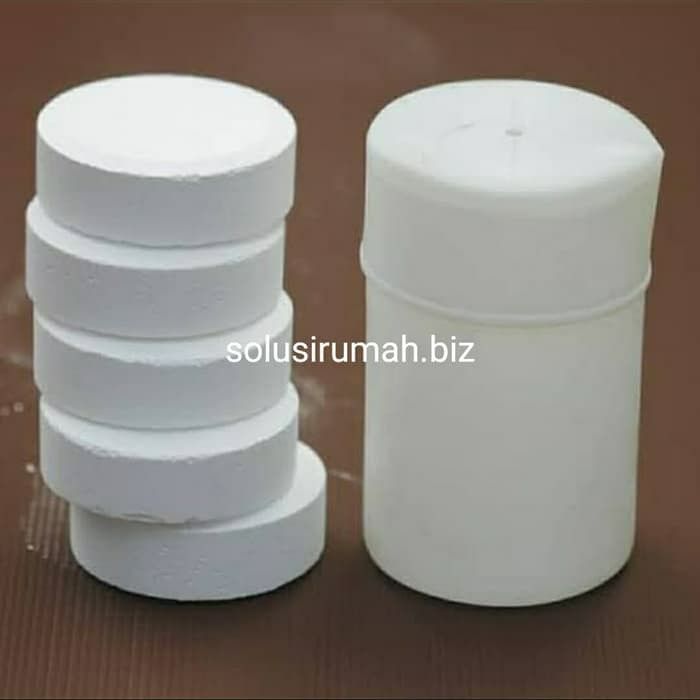 Tcca Tablet 90 Per - 1kg 1 Kg 1000g Kaporite Tablet Isi 5 Kaporit ...