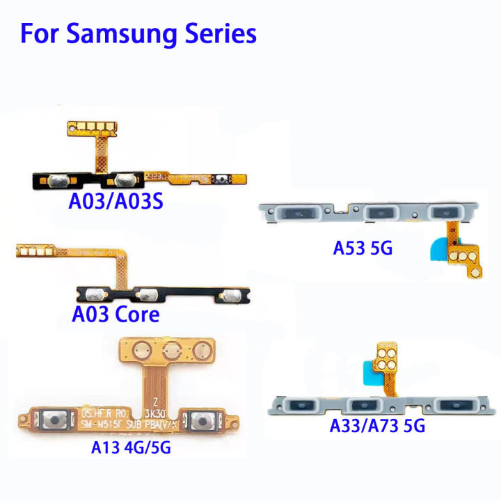 Volume Button Power Switch On Off Button Flex Cable For Samsung Galaxy ...