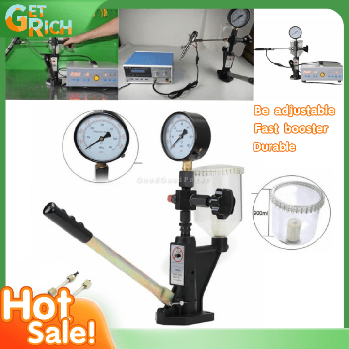60Mpa Nozzle Pop-Pressure Fuel Injector Calibrator Dual Scale Gauge ...