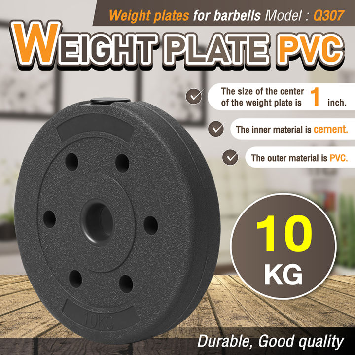 BG SPORT PVC Weight Plate for Dumbbell Barbell Fitness Equipment ...