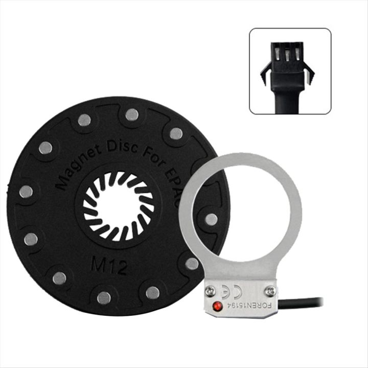 Electric Bike Pedal Sensor Assist M12 12 Magnet E Bike SM Connector ...
