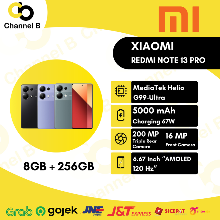 Xiaomi Redmi Note 13 Pro ( Ram 8GB + Rom 256GB ) Garansi Resmi | Lazada ...