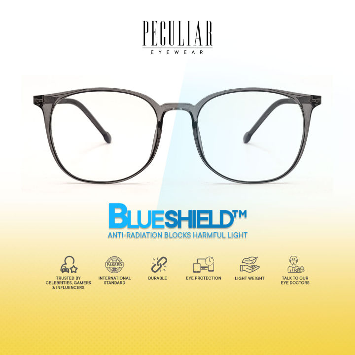 Peculiar Troy Square Anti Radiation Glasses Anti Radiation Eyeglass for ...