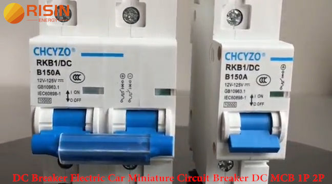 DC Breaker 12V 24V 36V 48V 96V 120V DC Mccb Circuit Breaker 200A 250A ...