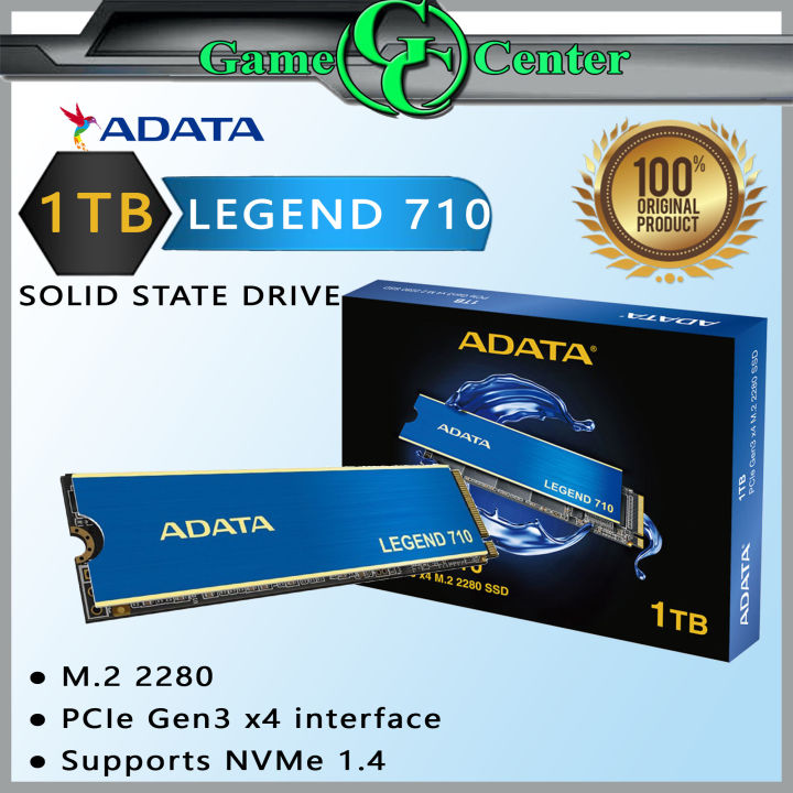 ADATA LEGEND 710 1TB PCIe Gen3 x4 M.2 2280 Solid State Drive for Laptop ...