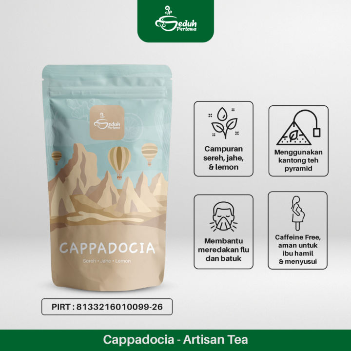 Seduh Pertama Cappadocia - Artisan Tea Premium | Sereh, Jahe, Lemon ... Seduh Pertama Cappadocia - Artisan Tea Premium | Sereh, Jahe, Lemon ...