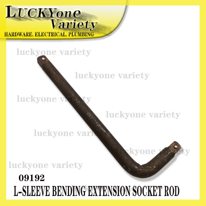 (09192) L-SLEEVE 3/4 BLACK BENDING EXTENSION SOCKET ROD | Lazada PH