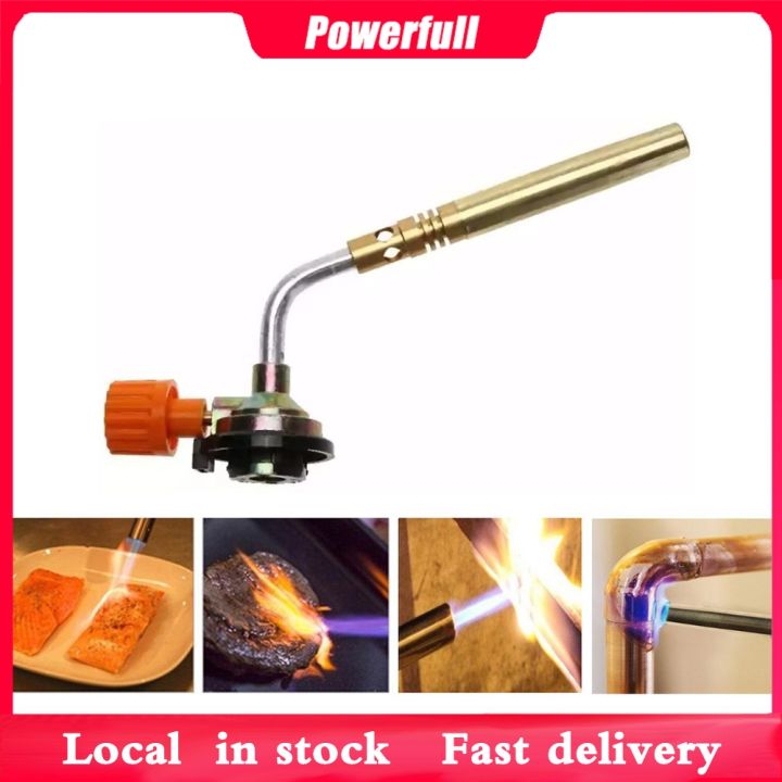 Flamethrower Burner Butane Gas Blow Torch Hand Ignition Camping Welding Tool | Lazada PH
