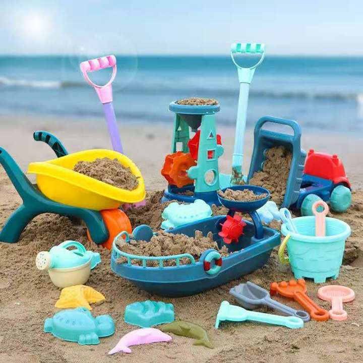Beach Toys Bucket Play Water Sea Creatures Toys Watering Can for Kid ...