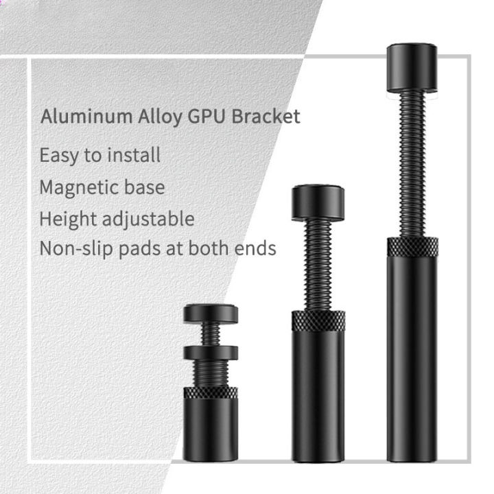 Graphics Card GPU Holder Vertical Telescopic Rotating Stand Magnetic ...