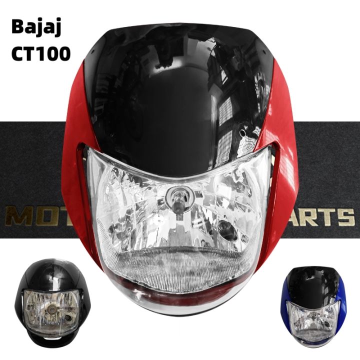 Motorcycle Bajaj CT100 Headlight Assy With Cover CT 100 Head Light ...