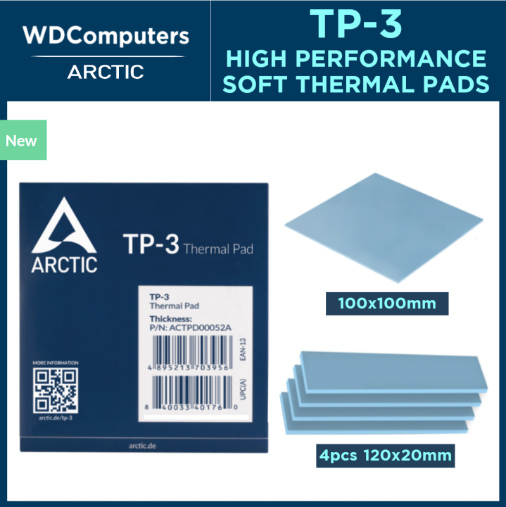 ARCTIC Thermal Pads TP-3. High Performance Thermal Pads for GPU and ...