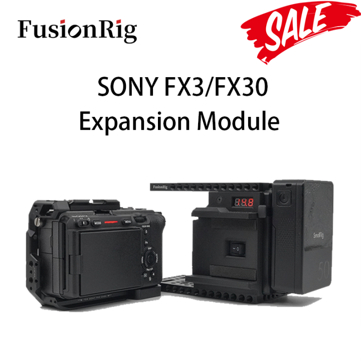 FusionRig For Sony FX3/FX30 Camera Cage Expansion Module cineback ...