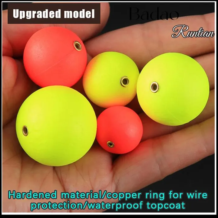 Badao 10Pcs EPS Float Ball Foam Ball Eye-catching Beans Hard Fishing ...