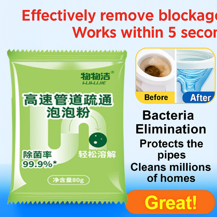 Powerful Sink Drain Cleaner Drain Declogger Pipe Declogger Clogged ...