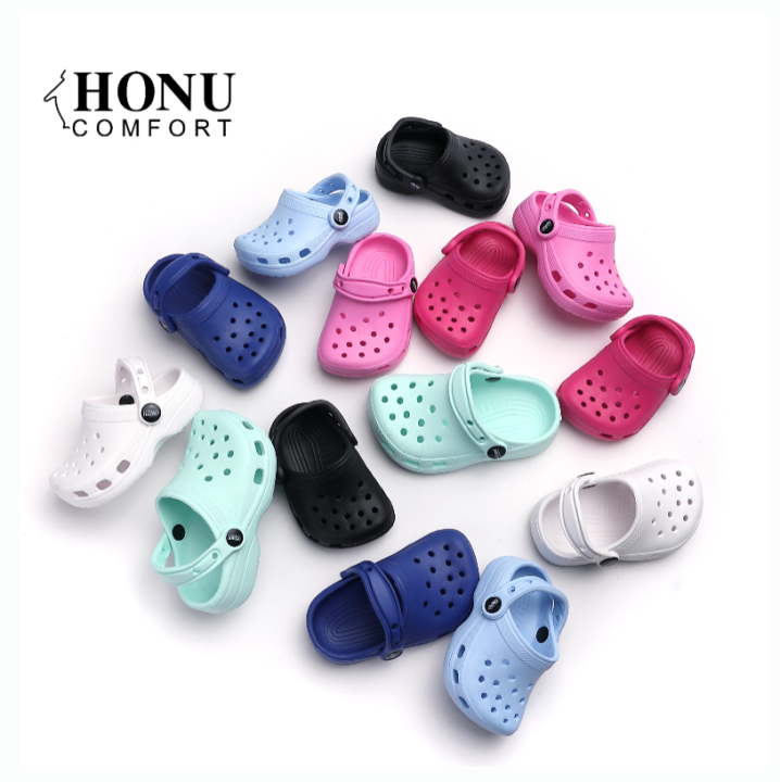 HONU Kids Shoes Flat Sandals Multiple Colour Classic Clog | Lazada PH