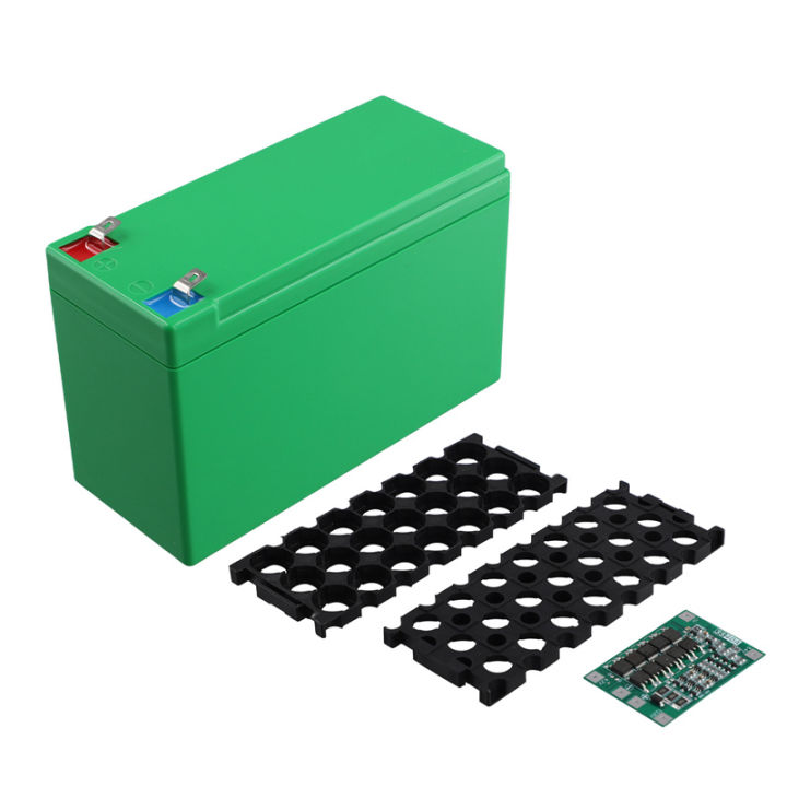 12V Lithium Battery Storage Box 18650 Battery DIY Packs Case 3S40A ABS ...