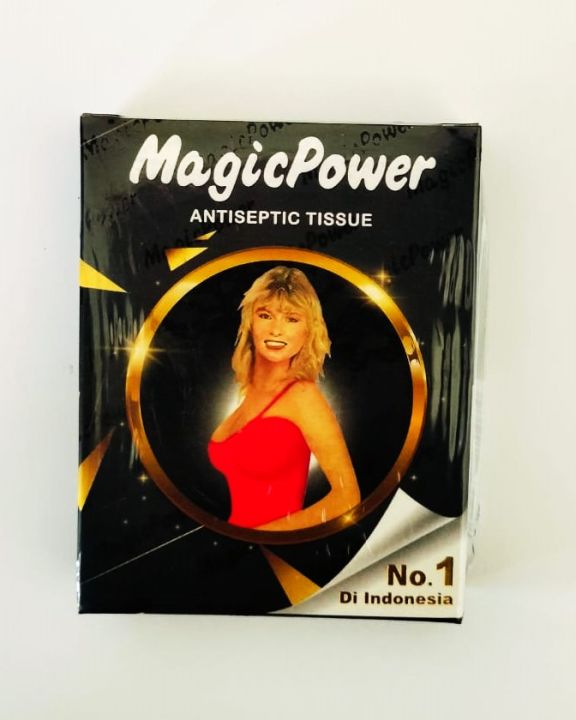 Tissue Magic Power Tisu Antiseptik Varian Classic Hitam - Isi 6 Lembar ...