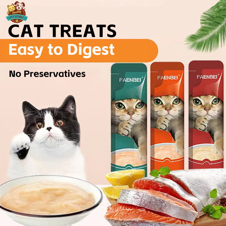 Cat Snacks 15pcs per Cat Stick Cat Treats Cat Wet Food High Vitamin ...