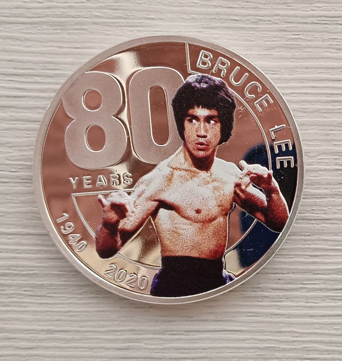 一代宗师李小龍纪念币(Li Xiao Long Ji Nian Coin Commemorative) | Lazada